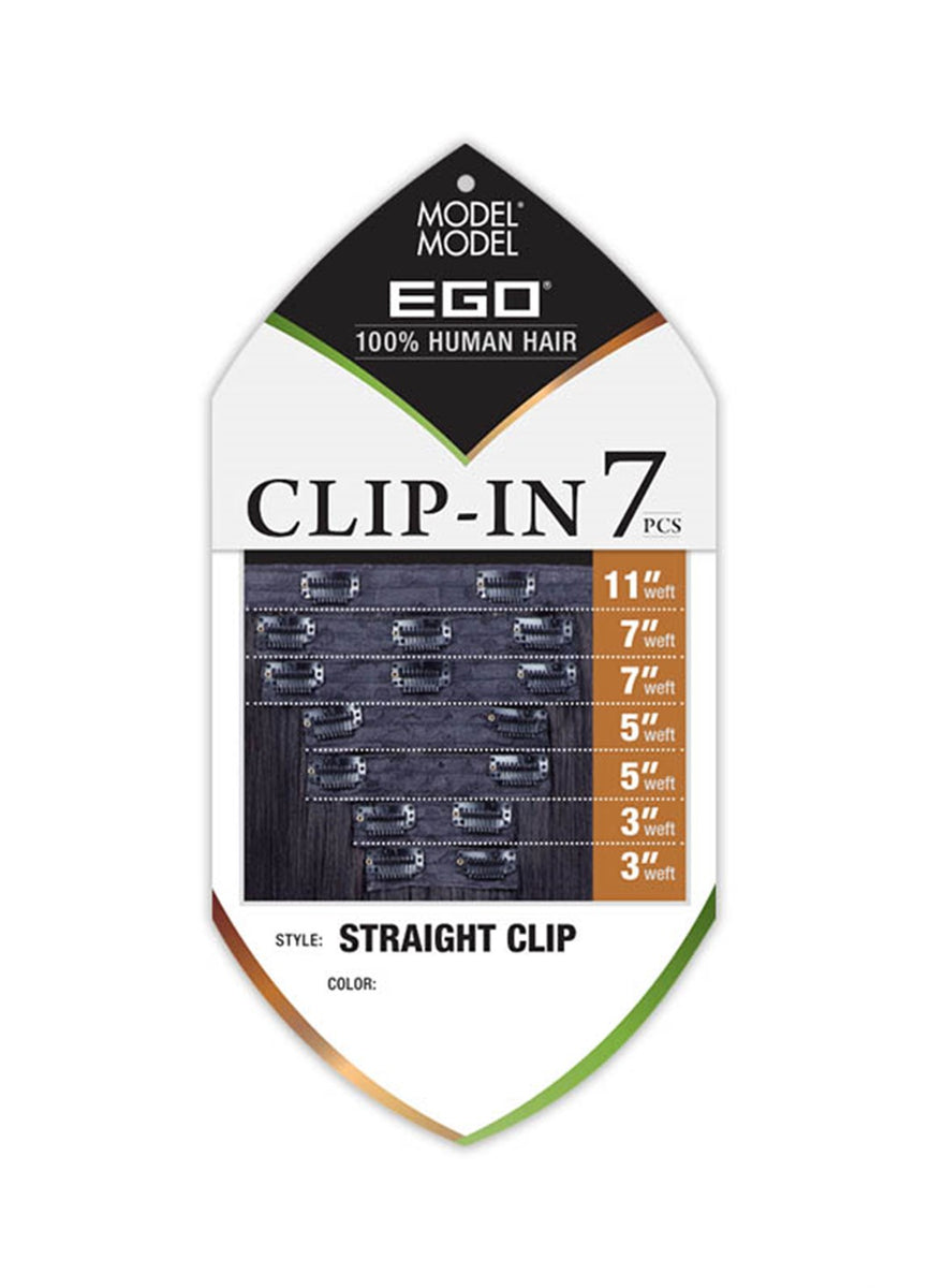 EGO STRAIGHT CLIP-IN HUMAN EXTENSIONS 7PCS – Pearl Beauty Supply